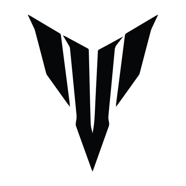 Yamaha MT Logo (Dark Side Logo) – Nero Stickers