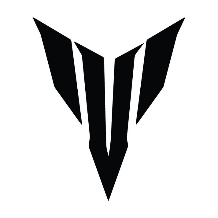 Yamaha MT Logo (Dark Side Logo) – Nero Stickers