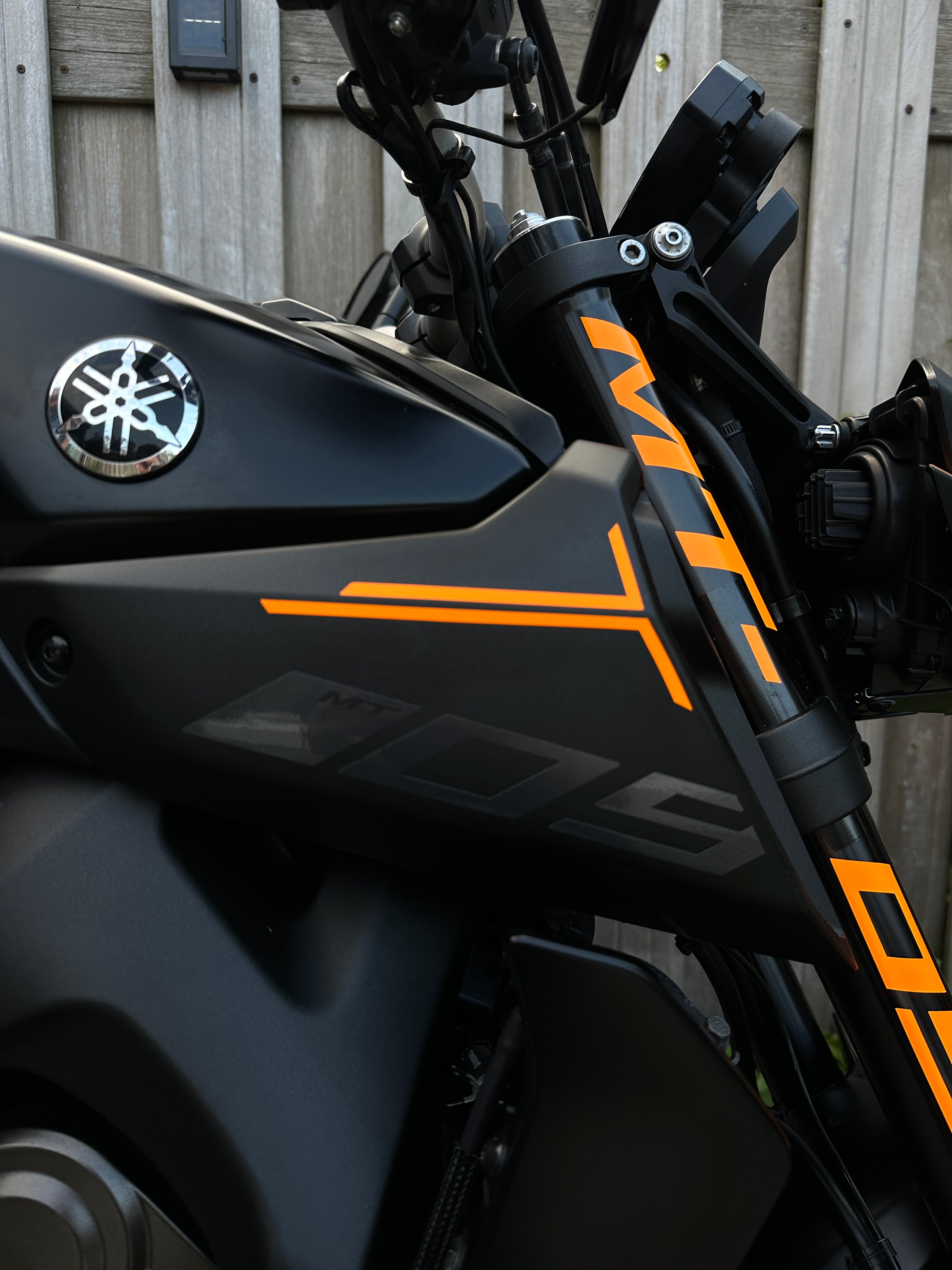Yamaha MT09 Air Scoop Sticker 2.0 – Nero Stickers